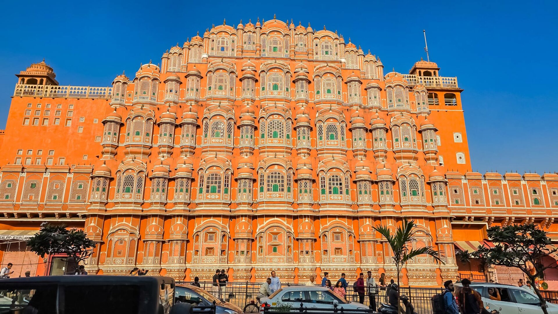Hawa Mahal - Der Palast der Winde in Jaipur, Indien