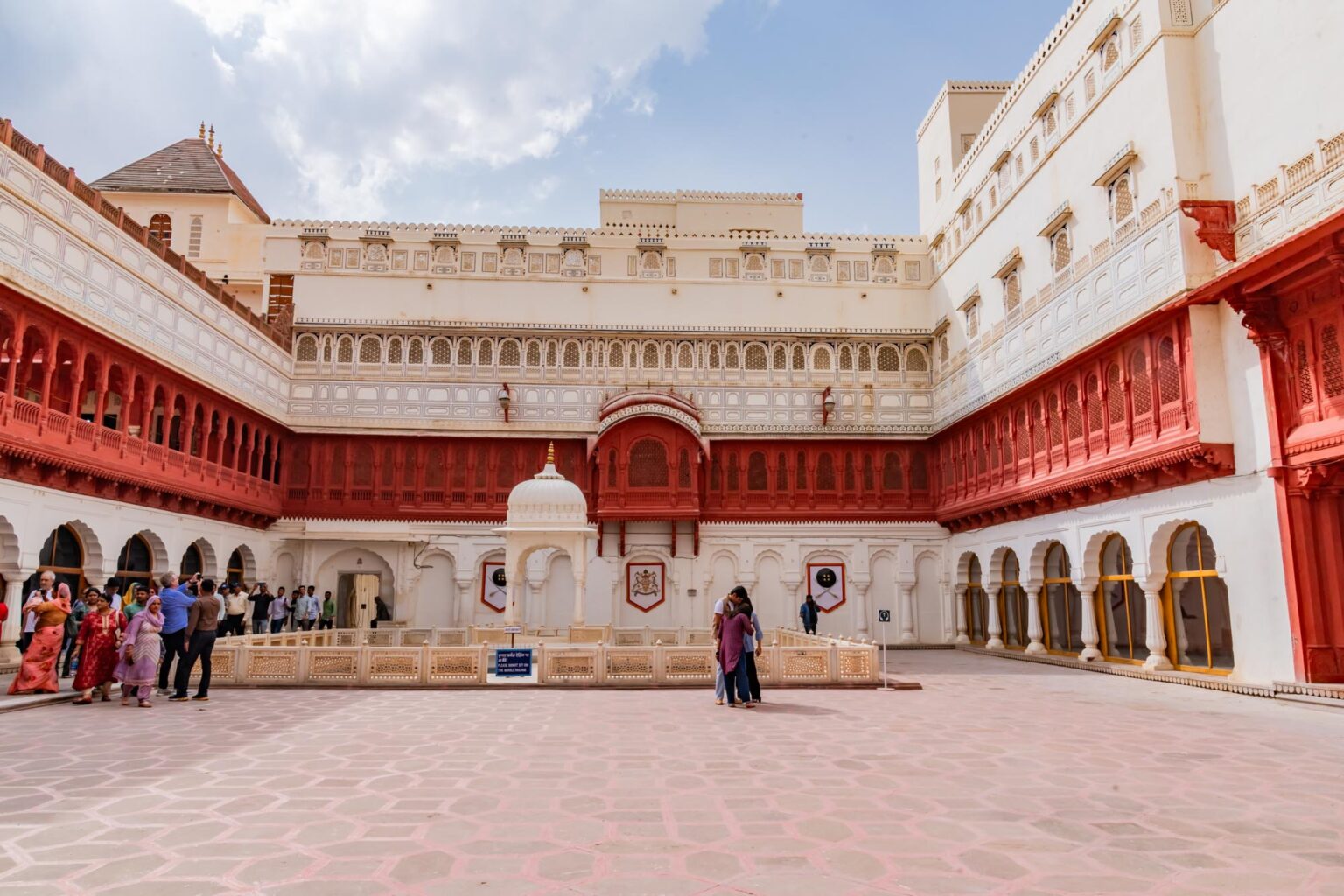 Grandioses Junagarh Fort in Bikaner, Indien